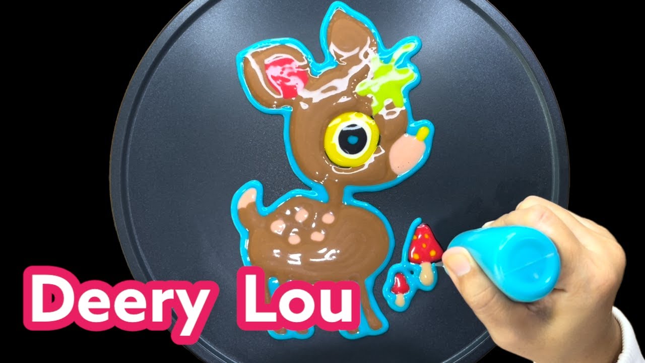 Deer Cartoon, Sanrio Characters, Deery Lou, Pancake Art I Rainbow ...