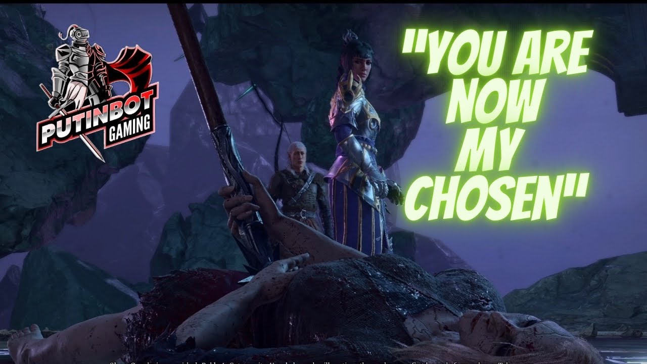 “Arise my Chosen. My Dark Justiciar”. Shadowheart Accepts Shar’s ...