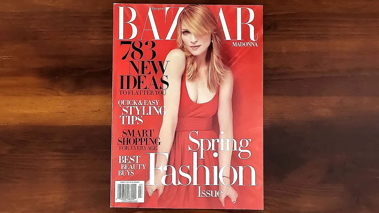 Harper's Bazaar March 2006 Madonna, Ralph Lauren, Giselle Bunchen ...