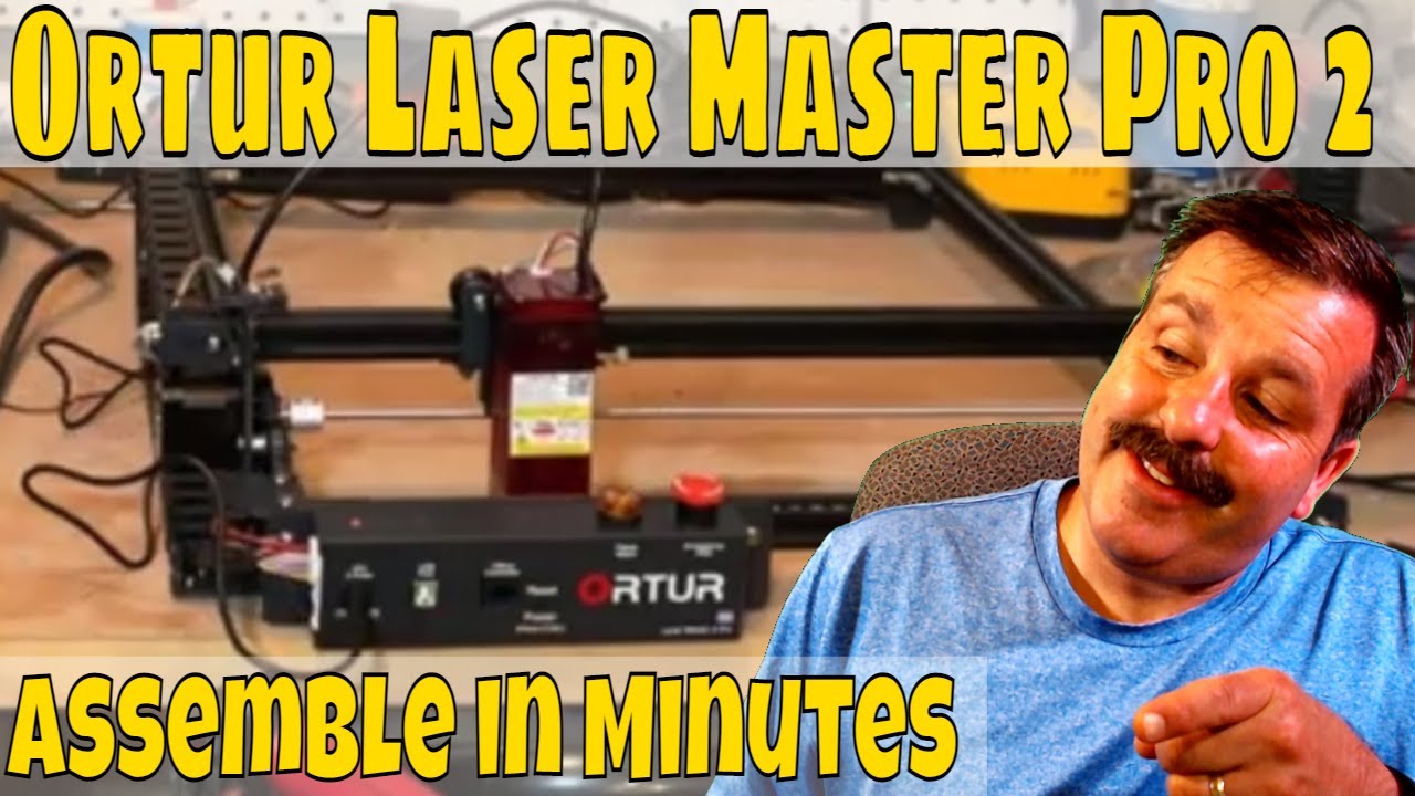 Assemble the Ortur Laser Master Pro 2 laser cutter in Minutes - YouTube