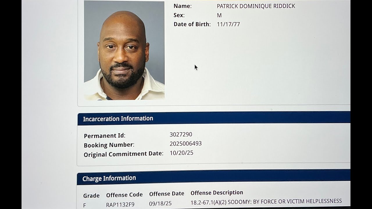 Gospel Artist Patrick Riddick has been Arrested for Rape. - YouTube