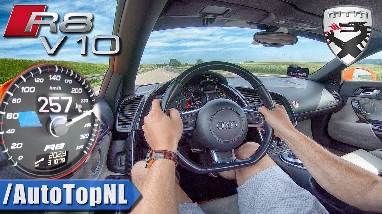AUDI R8 V10 MTM | SUPER LOUD! | AUTOBAHN by AutoTopNL - YouTube
