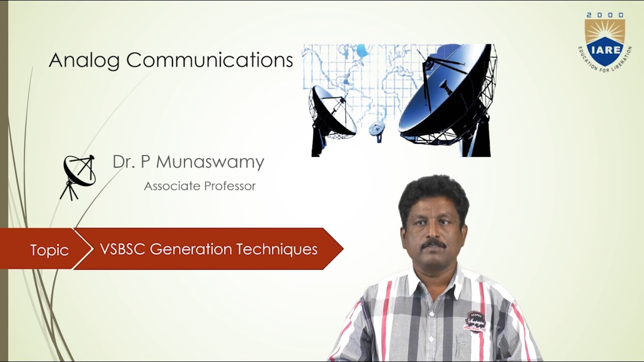 VSBSC Generation Techniques by Dr. P Munaswamy - YouTube