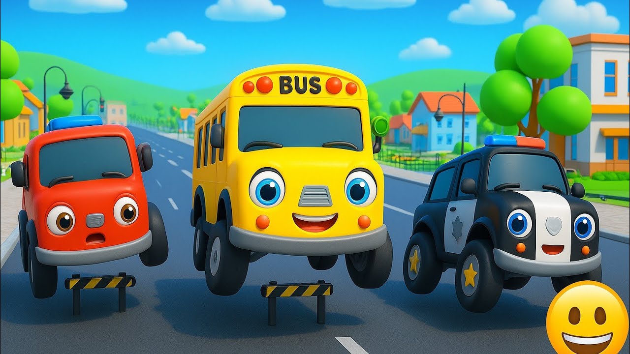 Wheels on the bus go round and round song | play wheels on the bus poem ...