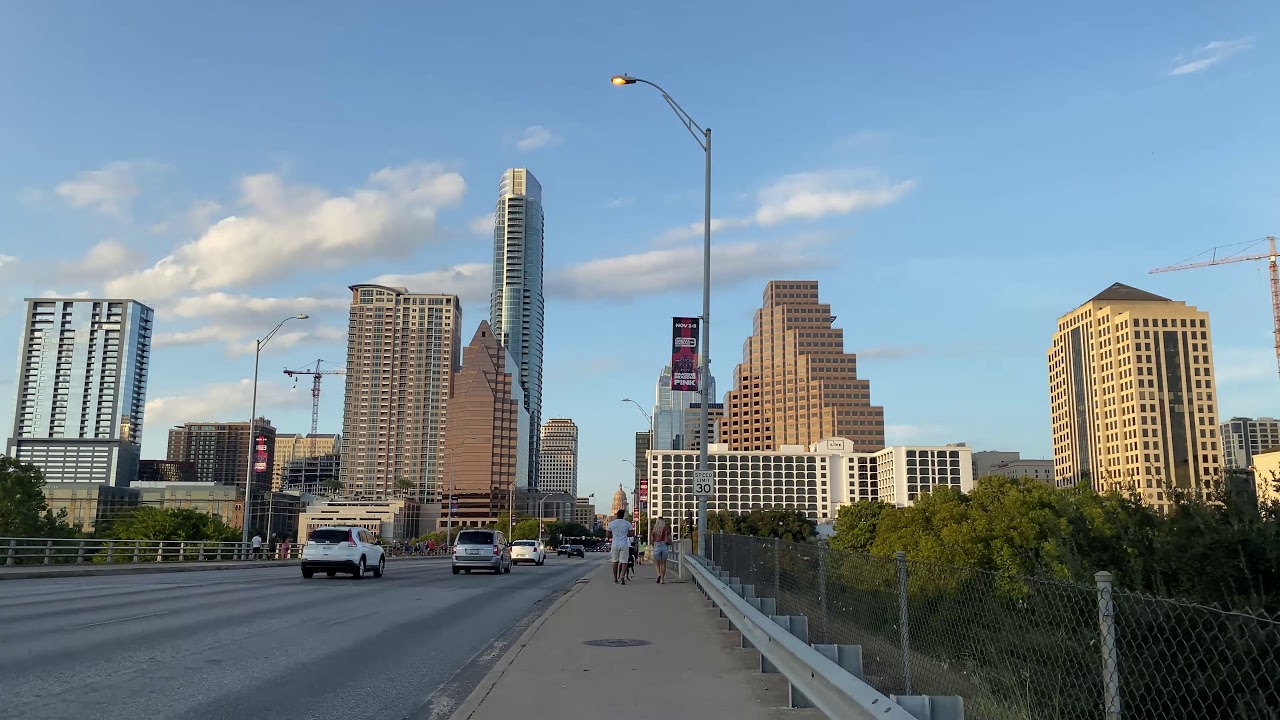 Evening walk in Austin TX [4K] - YouTube