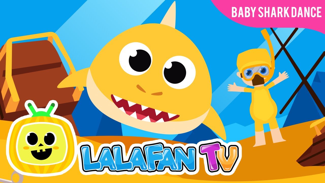 Baby Shark Song and Dance | Nursery Rhymes | Animal Songs by Lalafan TV ...