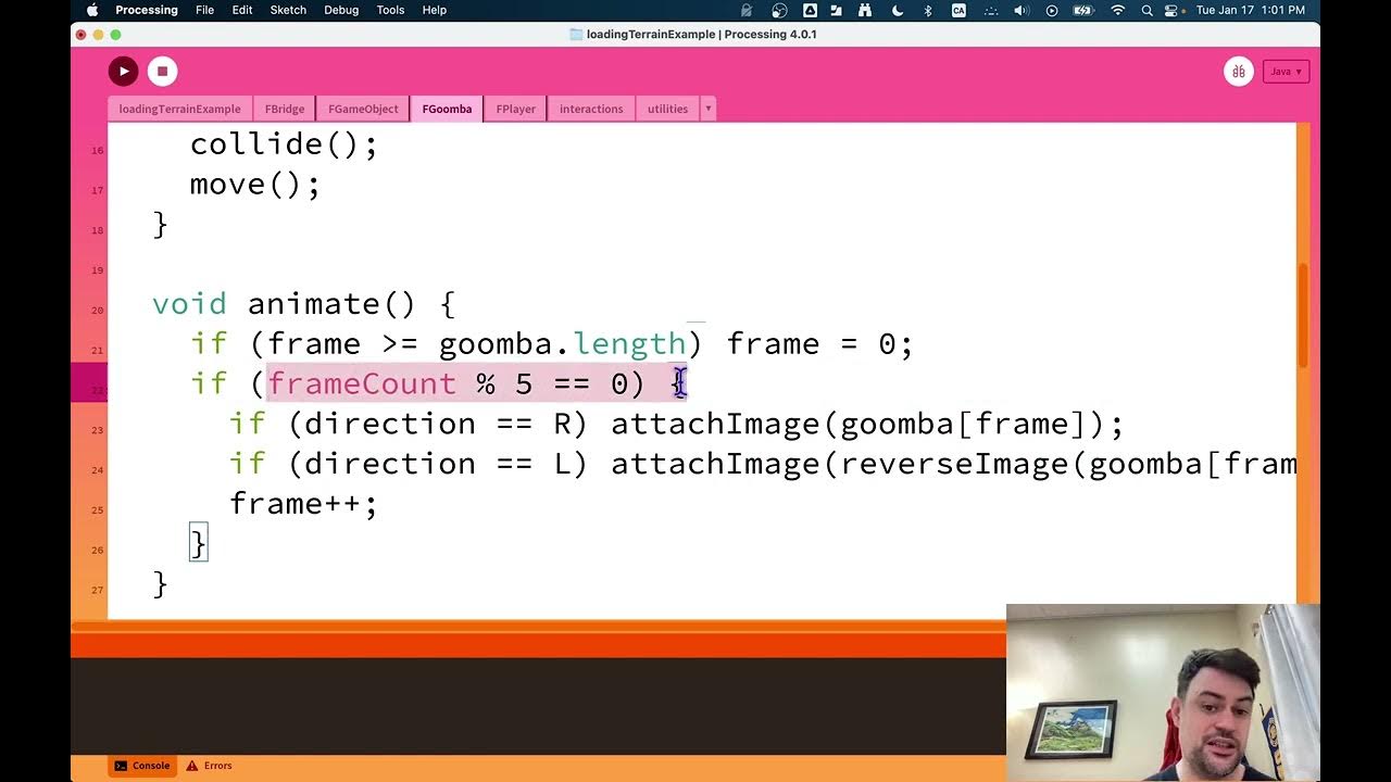 Making a Platformer in Processing with Fisica Part 10(b): The Goomba Class - YouTube
