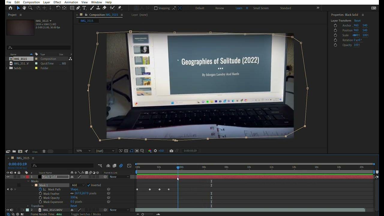 How to make a POV Blinking effect in Adobe After Effects. - YouTube