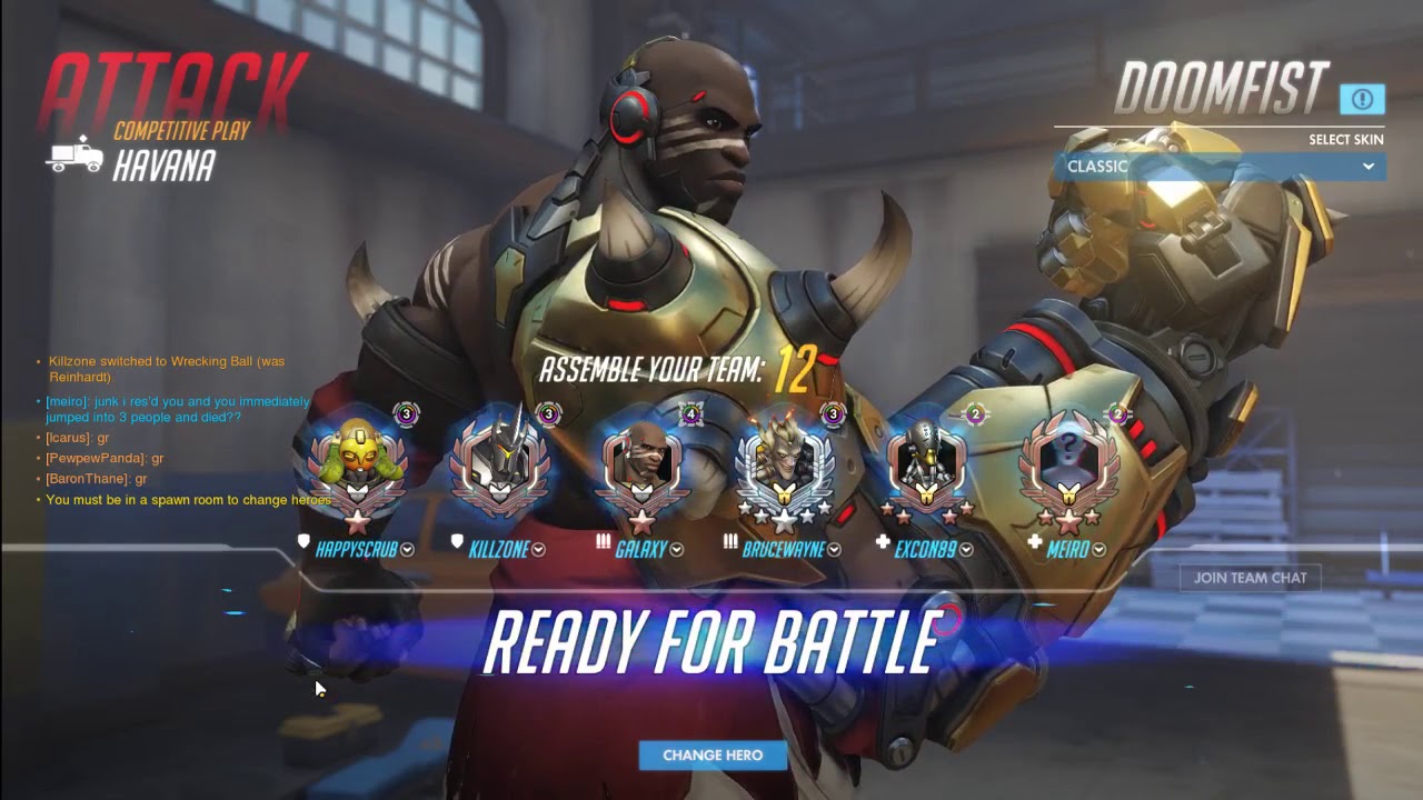 OVERWATCH! Silver competitive match. Damage role. #1 - YouTube