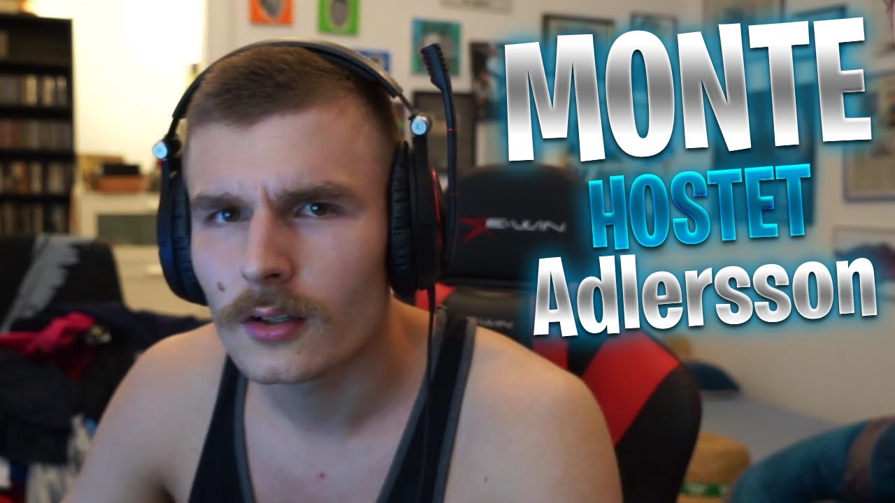 Monte hostet Adlersson || Fortnite Highlights - YouTube