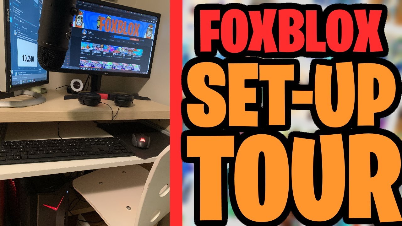 FoxBlox Setup Tour | Gaming/Streaming/Youtube Set-up Build | 10K ...