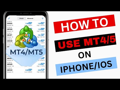 HOW TO USE THE MT4/MT5 APP ON IPHONE/IOS - YouTube