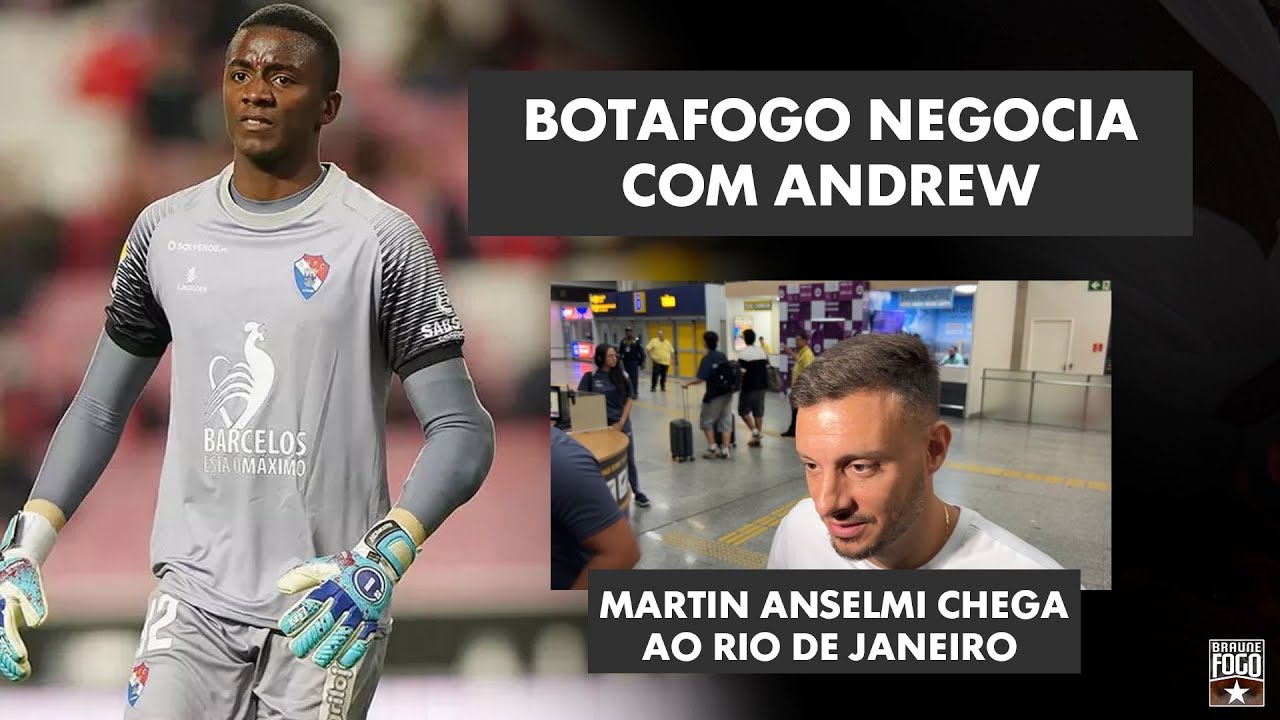 ANDREW: BOTAFOGO NEGOCIA COM GOLEIRO | MARTIN ANSELMI CHEGA AO RIO DE ...