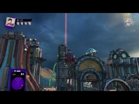 LEGO DC Super-Villains Free Roam Part 2 - The Watchtower - YouTube