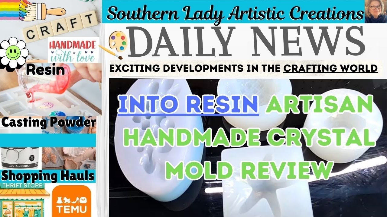 INTO RESIN Review of Handcrafted Crystal Molds Conch Shell, Starfish ...
