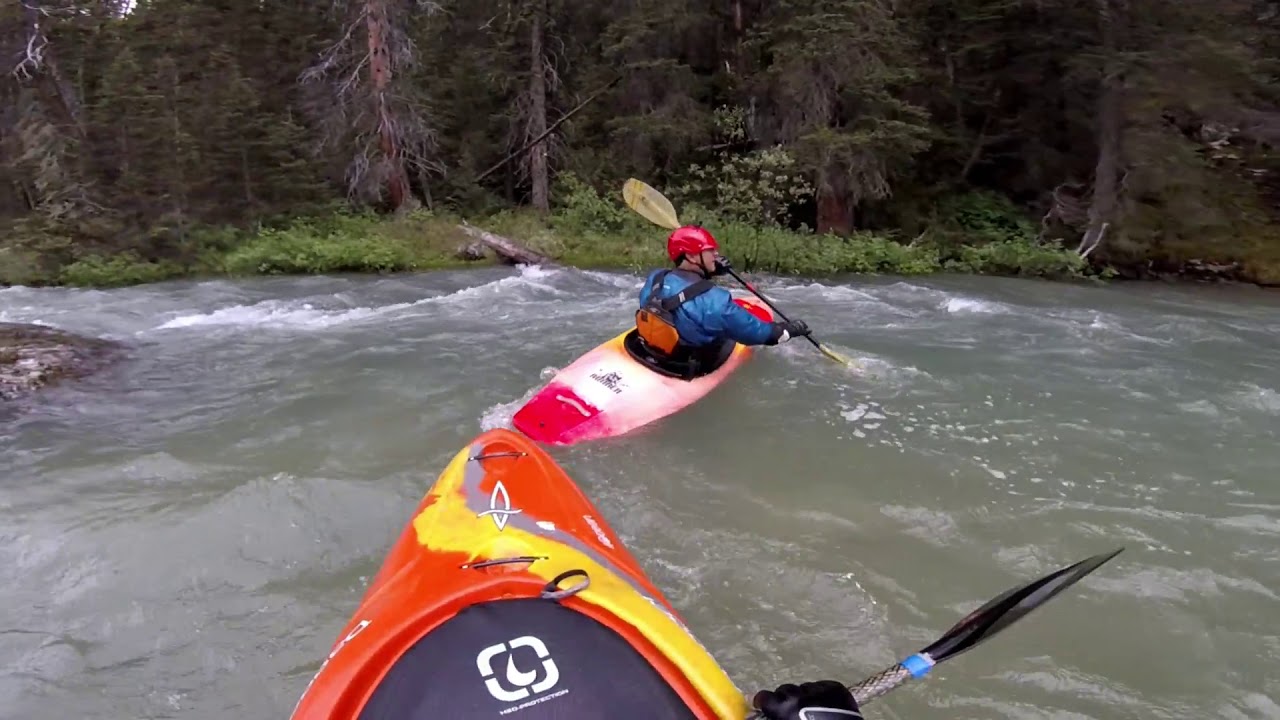 Kayaking The Upper Bow River - YouTube