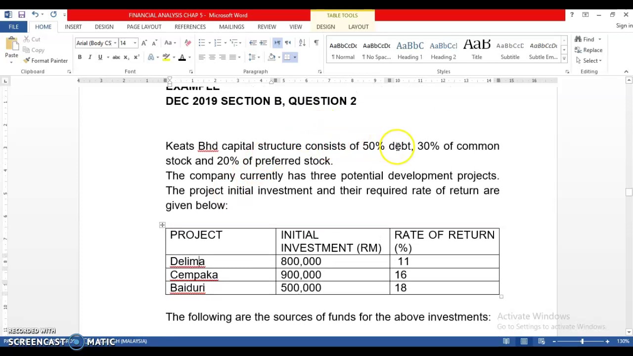 example WACC part 1 - YouTube