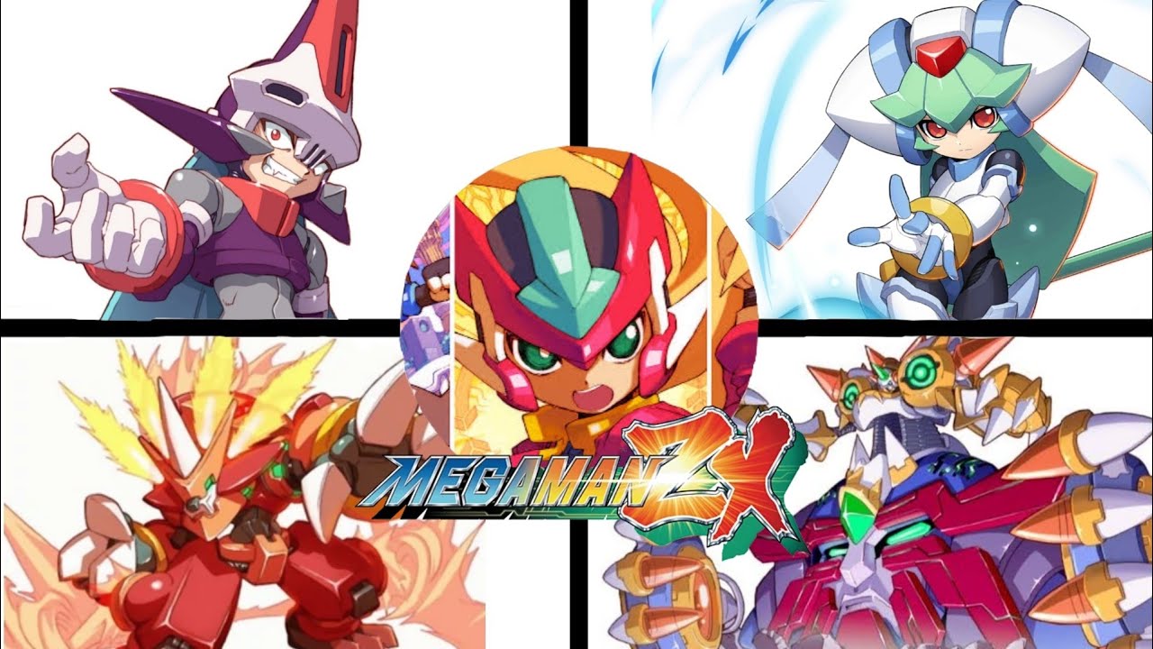 Megaman ZX | (All Bosses + Ending Scene) (No Damage) - YouTube