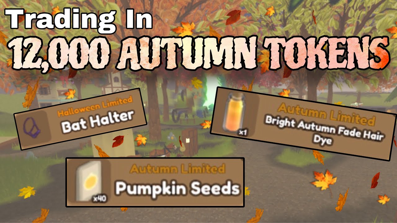 Trading in 12,000 AUTUMN TOKENS to Larry in the FALL and HALLOWEEN ...