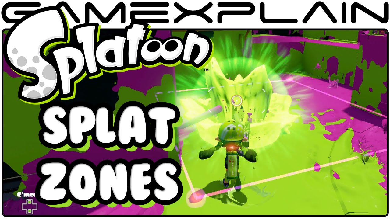 Splatoon: Splat Zones in Blackbelly Skatepark (Gameplay - 60fps) - YouTube