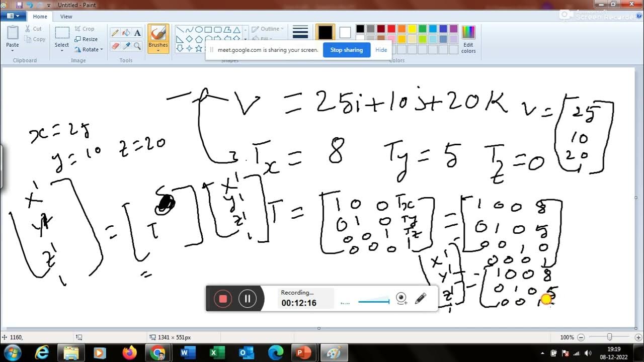 Automation and Robotics-Transformations and Jacobian Matrix - YouTube