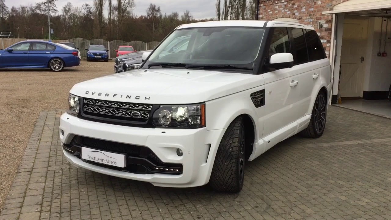 LAND ROVER RANGE ROVER SPORT SDV6 HSE OVERFINCH GTS FOR SALE IN WHITE ...