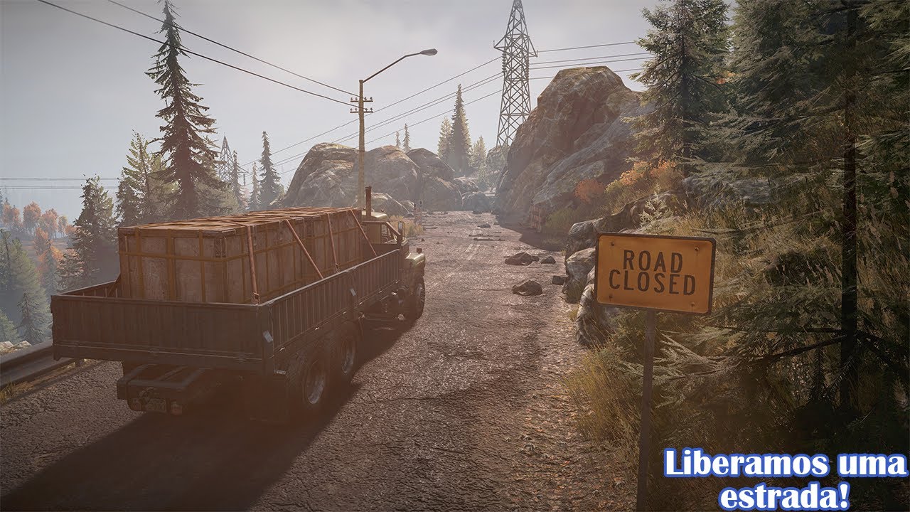 Snow Runner #17 - Liberamos uma estrada, resgatamos o nosso Scout e ...