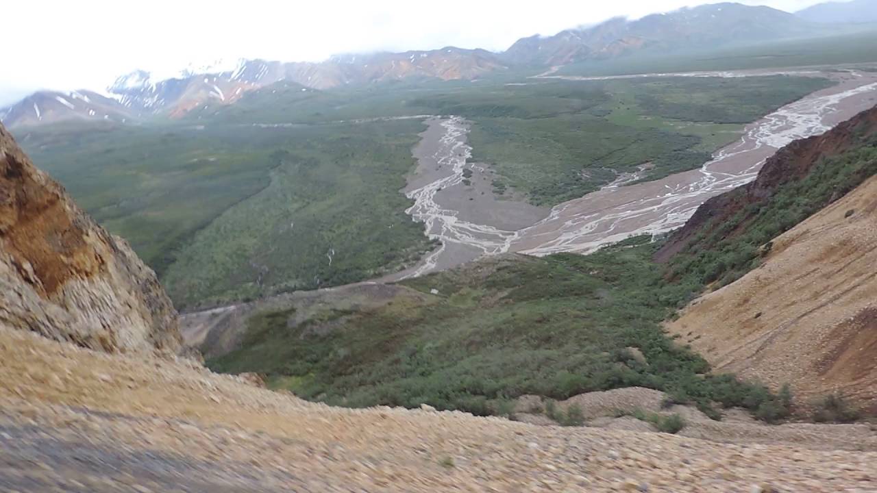 Denali National Park Alaska, Polychrome Pass - YouTube