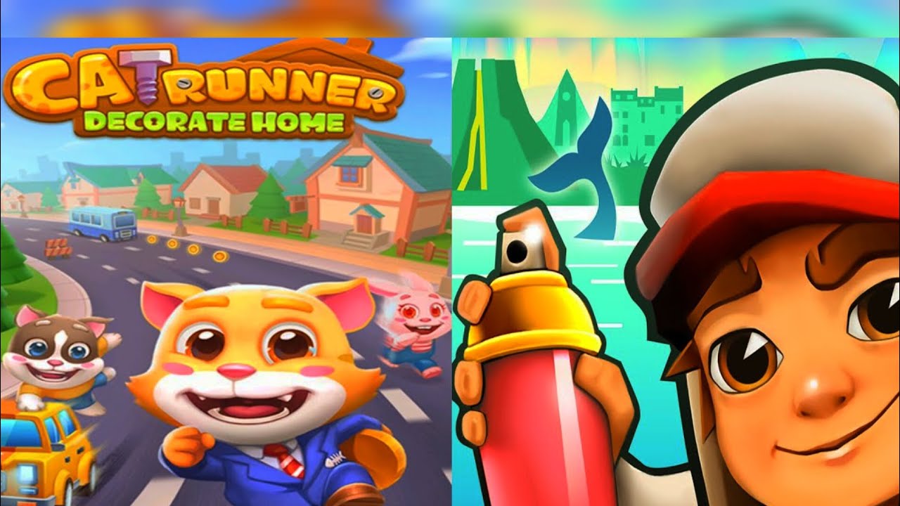 Subway Surfers vs Cat Runner Gameplay video King 👑 - YouTube
