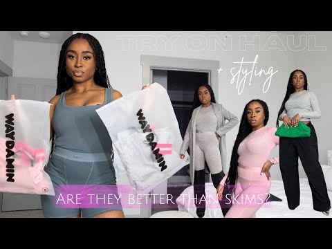 TRYING WAYDAMIN WINTER DROP! MY FIRST IMPRESSIONS... IS IT BETTER THAN SKIMS?