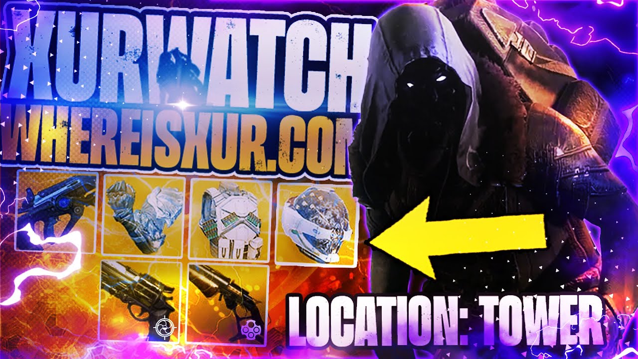 DESTINY 2 - WHERE IS XUR? - EXOTICS, LOCATION, MAP - [6/16/23 ...