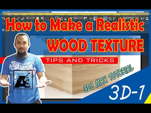 How To Texture Realistic Wood Material In 3Ds Max - 3Dx Max tutorial ...