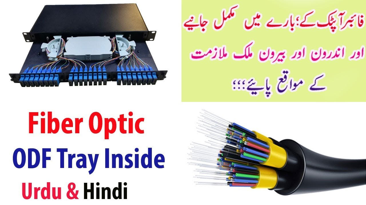 Fiber Optic's ODF Tray Inside - YouTube