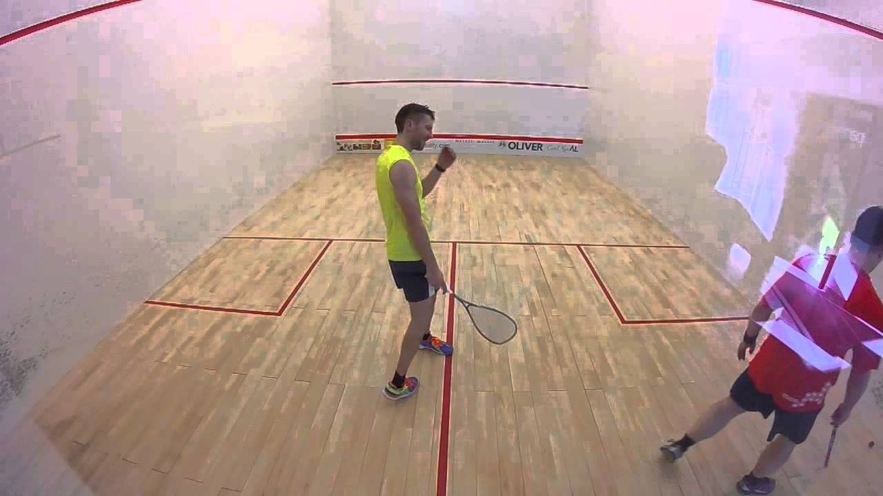 Andrzej vs. Hubert 1 kolejka IV edycji rozgrywek ligowych Squash Up ...