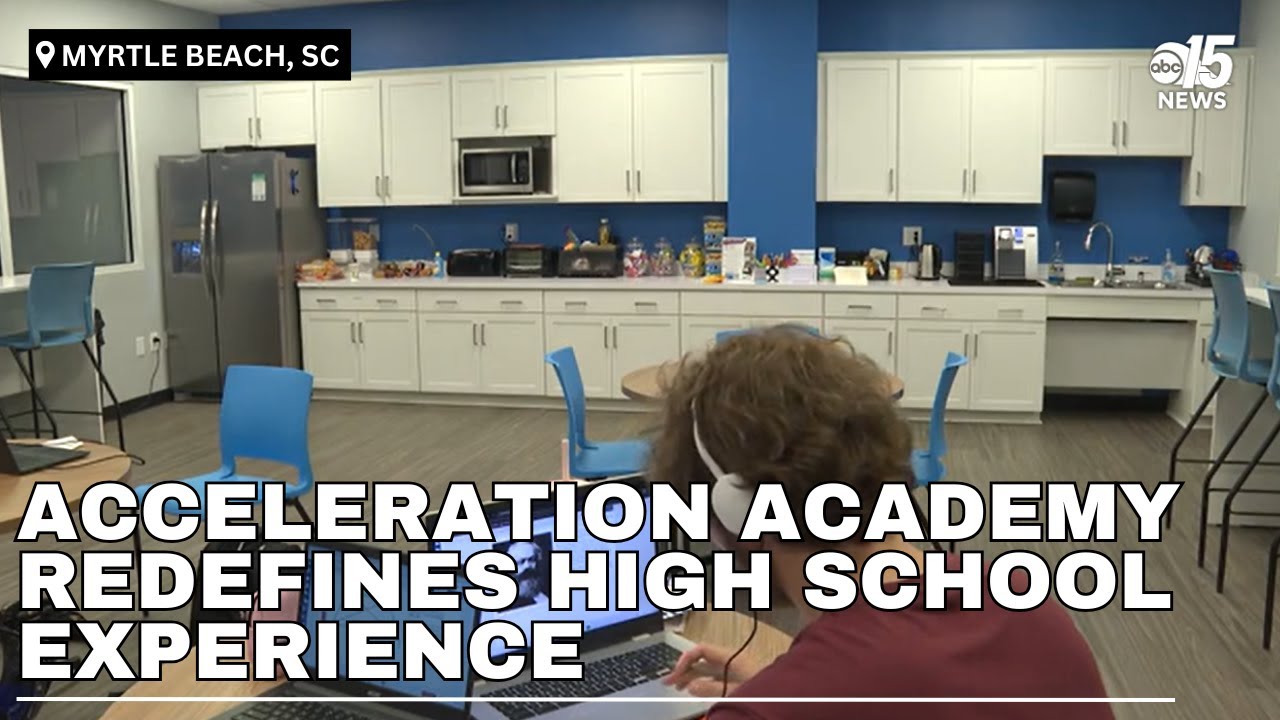 Carolina Shores Acceleration Academy redefines the high school experience - YouTube