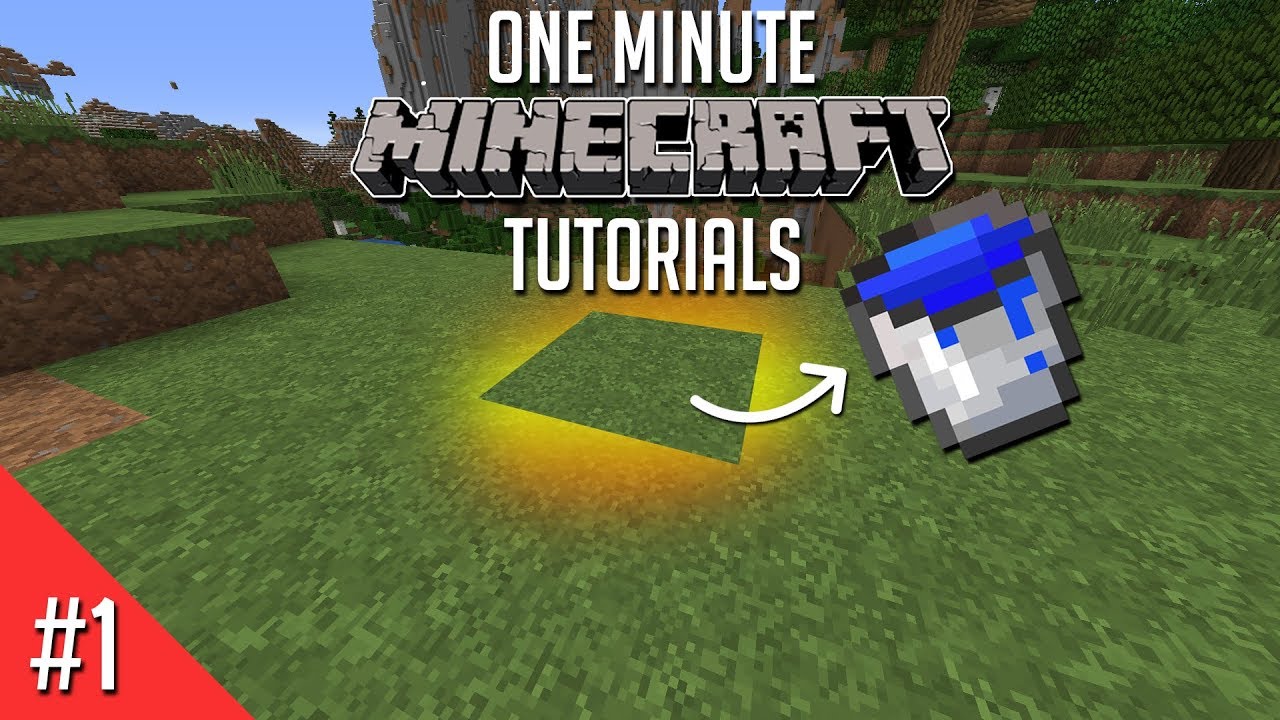 How To Pull Water Out Of The Ground In Minecraft | Minecraft 1 Minute ...