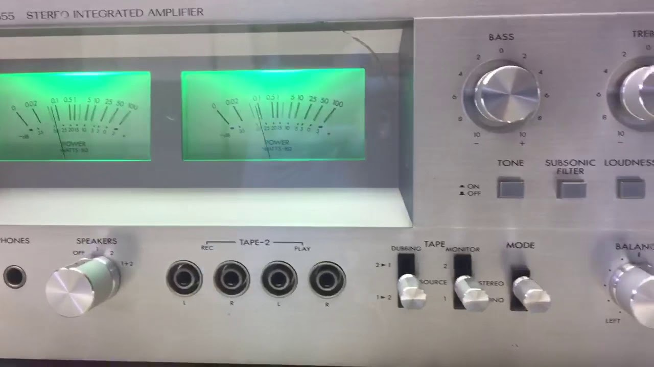 JVC JA-S55 Stereo Amplifier - YouTube
