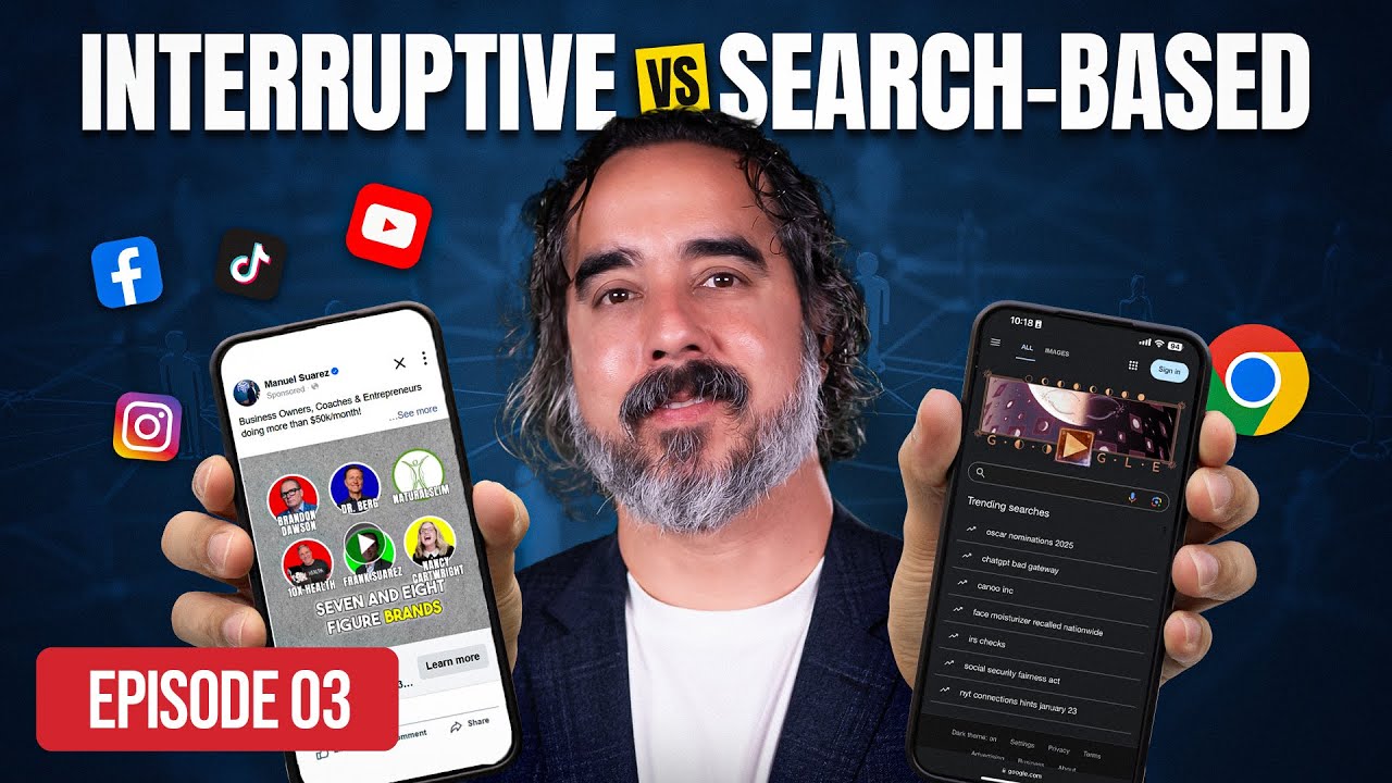How Social Media Advertising Works (INTERRUPTIVE VS SEARCH BASED ...