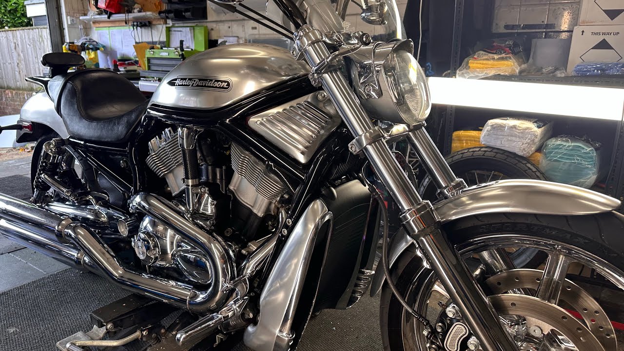 Harley Vee Rod Transformation! - YouTube