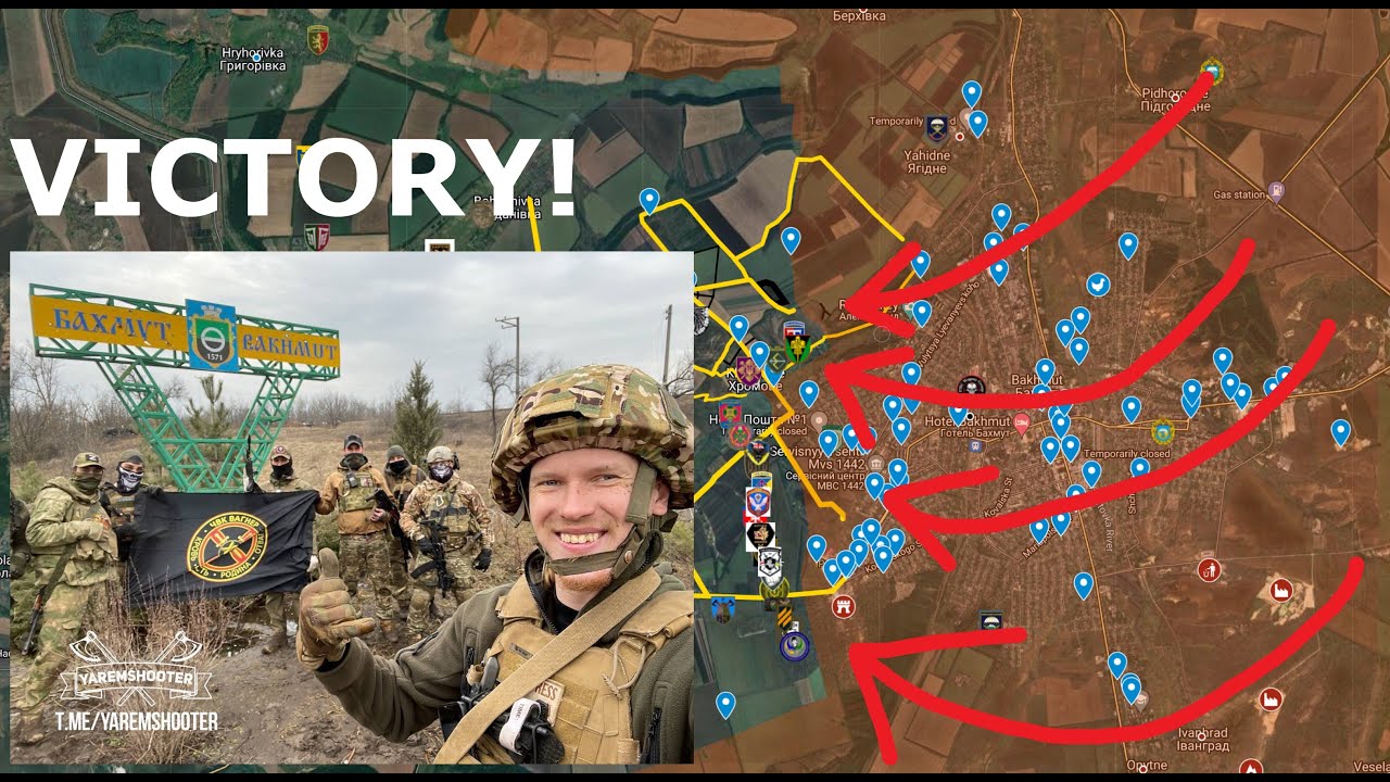 WAR UPDATE: Victory! Russia Fully CONQUERS Bakhmut - Full Analysis ...