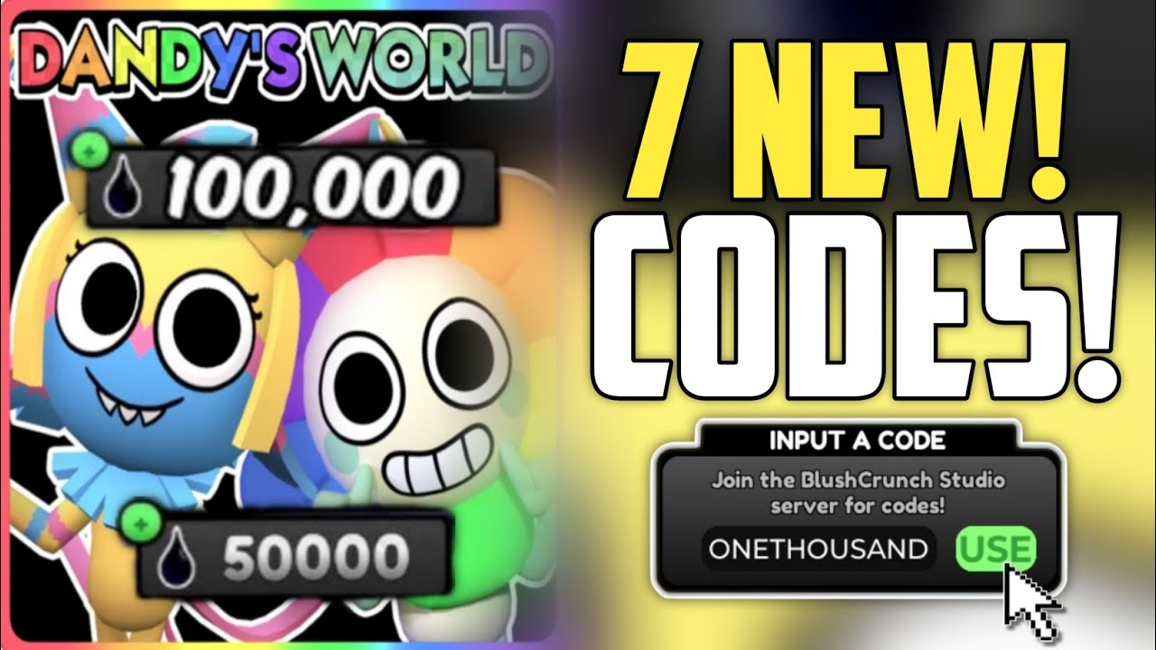 *New⚡Update!* DANDY'S WORLD CODES ROBLOX! IN APRIL 2025 - ALL WORKING ...