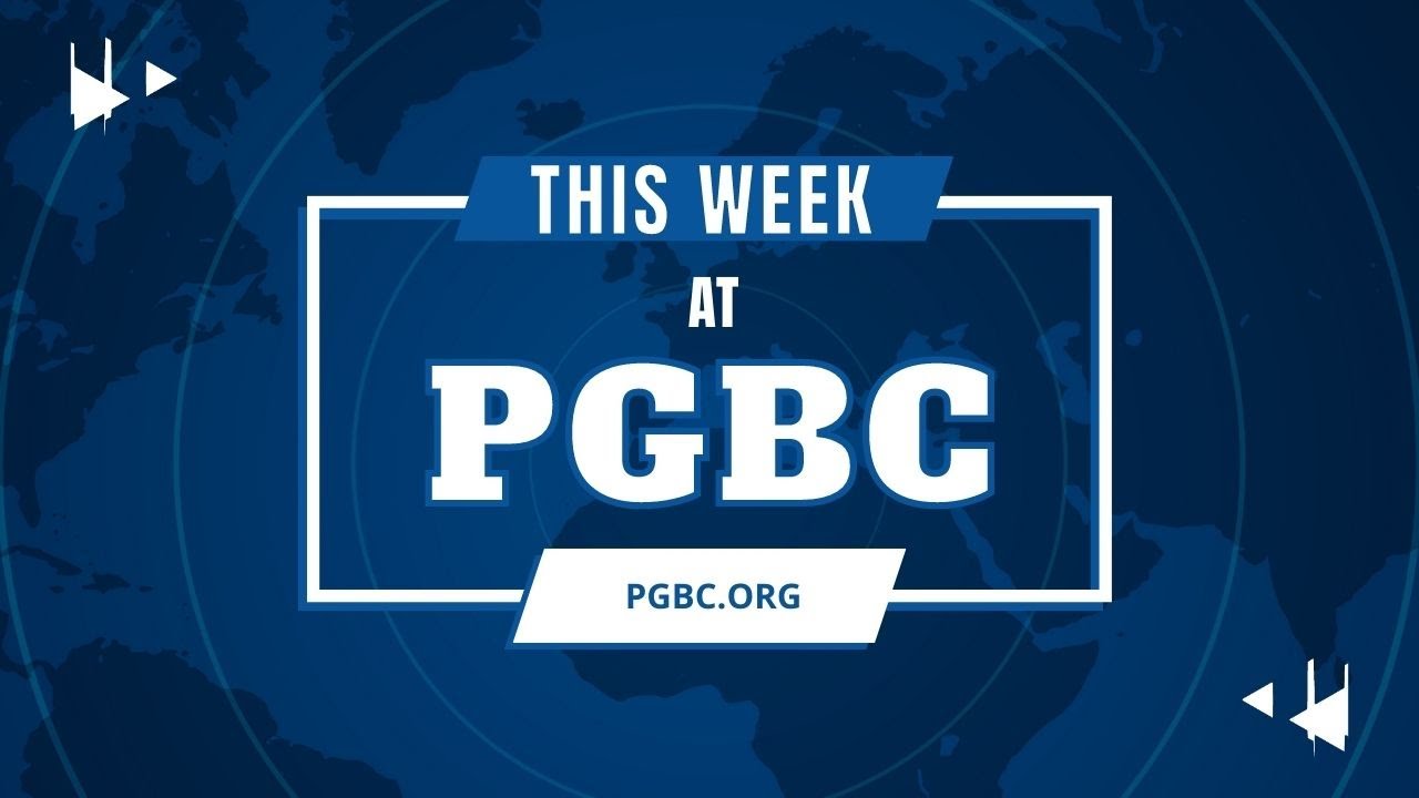 PGBC Weekly Video May 28 - YouTube