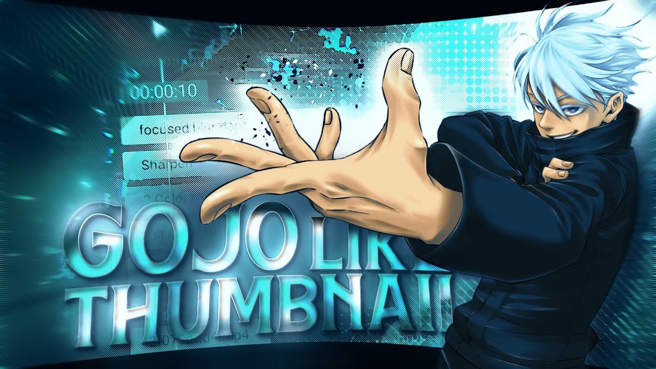 Thumbnail Like @GOJO On Mobile📲 - Alight Motion Tutorial - "FREE PRESET ...