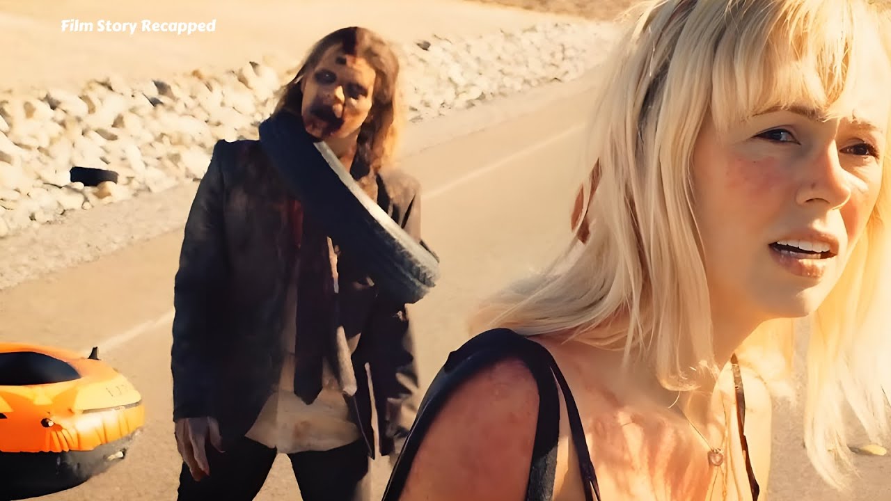 A woman is trapped in the desert, but a zombie follows her - YouTube