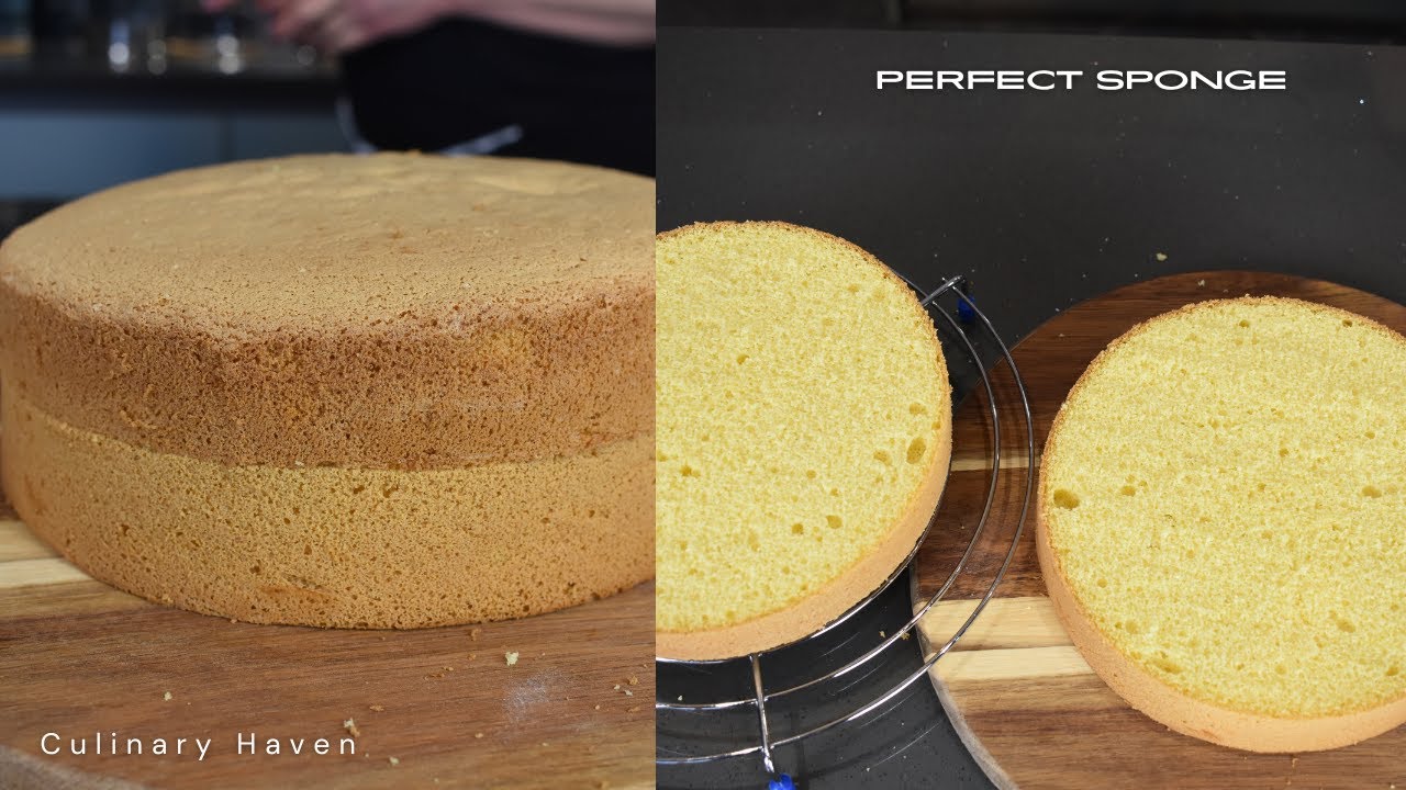 Perfect Sponge - Culinary Haven (tutorial) - YouTube