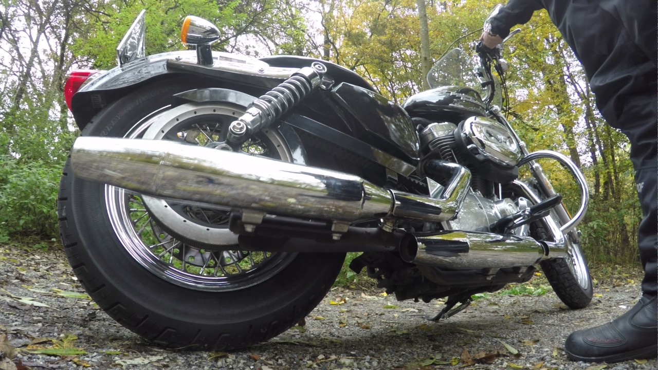 2016-10-24 Harley-Davidson Sportster XL883L - engine sound with ...
