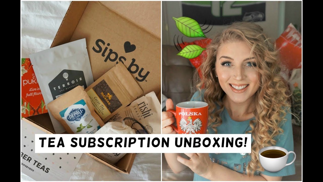 Tea Subscription Unboxing! Sips By! - YouTube