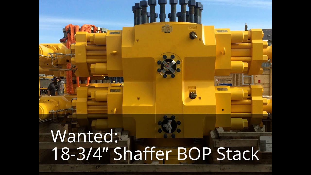 Selling an 18-3/4” Shaffer BOP Stack? I want to buy. - YouTube