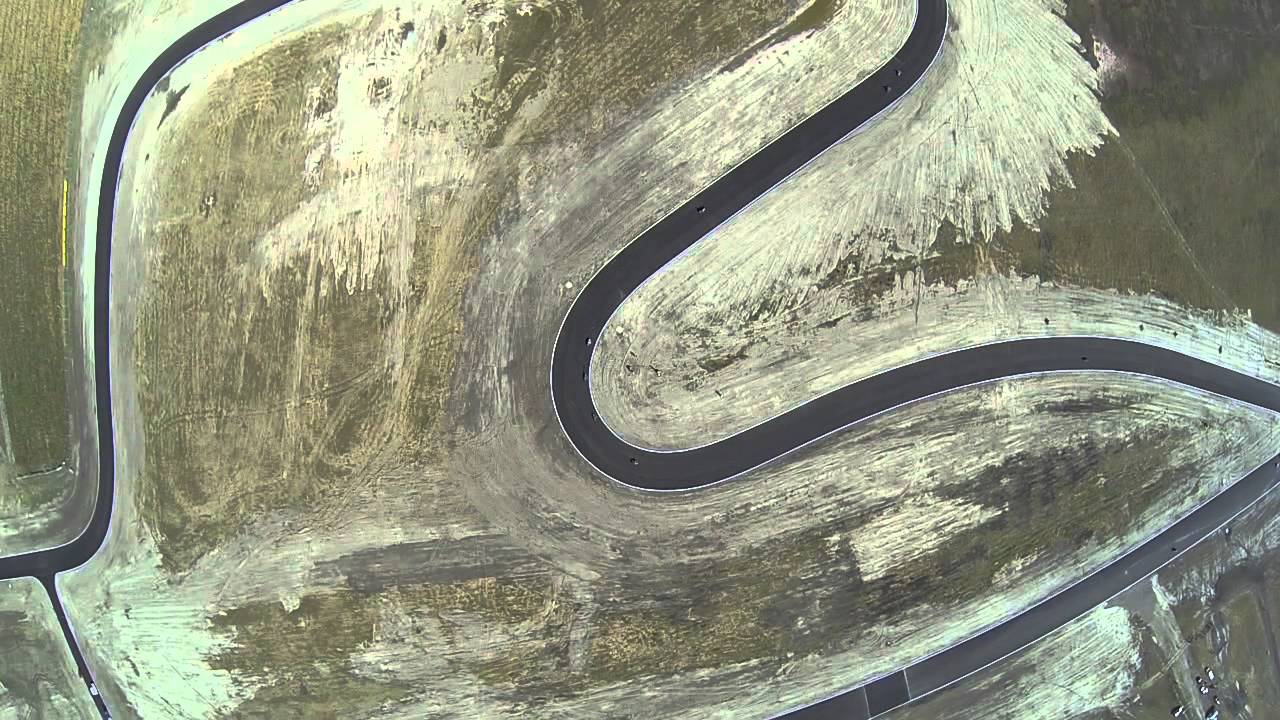 Adancata race track - 2014-10-05 (aerial view) - YouTube