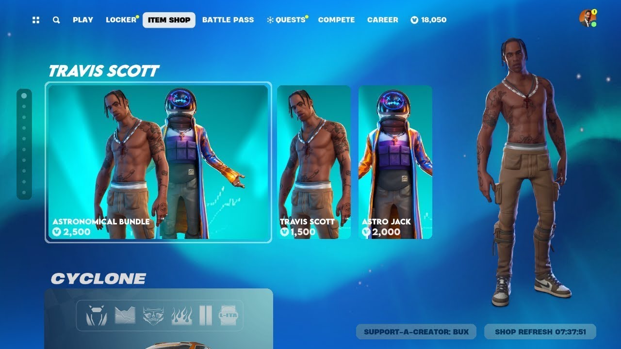TRAVIS SCOTT is BACK IN FORTNITE! - YouTube